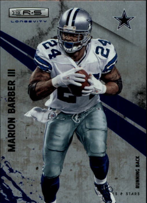 2010 Panini Rookies & Stars Longevity - Marion Barber Jr. #39 Sapphire ...