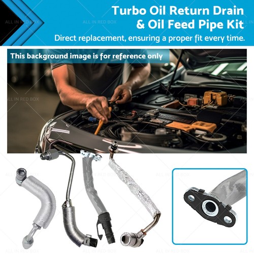 Turbo Oil Return Drain & Oil Feed Pipe Kit Suitable For Holden Cruze ...