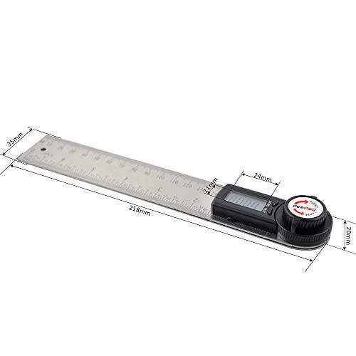 Digital Angle Finder Ruler and protractor combination, Easy and fast ...