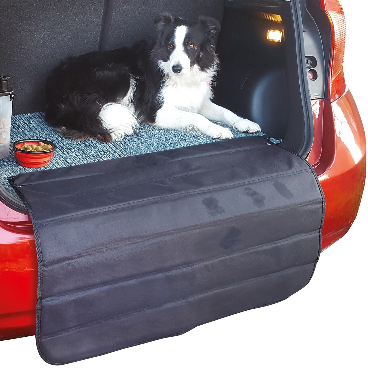 Folding Car Boot Bumper Scratch Protector Mat Universal Vehicle Padded ...