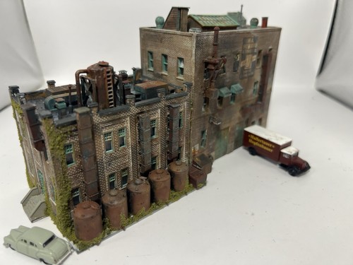 N Scale Custom built Brewery Building Factory Plant Facility And Office ...
