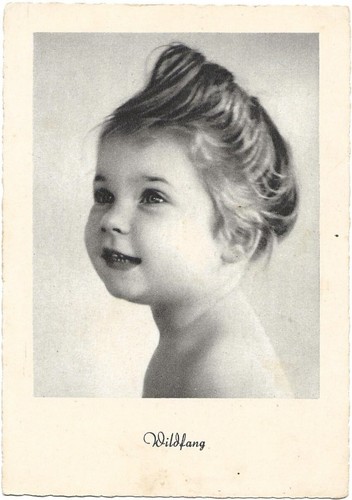 106/2 AK FOTO - FOTOKUNST LOTTE HERRLICH - "WILDFANG" - KIND FRISUR ...