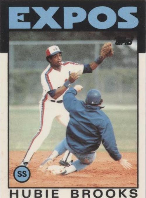 1986 Topps - Hubie Brooks #555 Collector's Edition (Tiffany) for sale ...