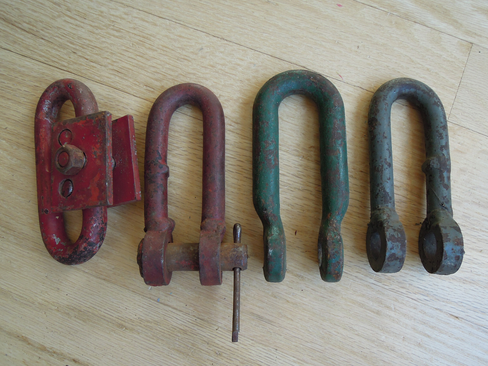 Lot of 4 Clevis Check Chain Sway Limiter 3pt Hitch U Link D Shackle 5/8 ...