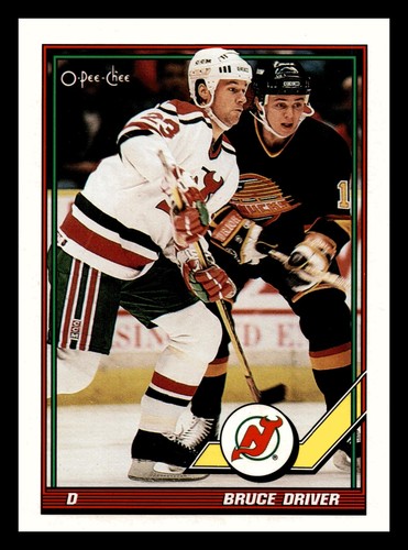 1991-92 O-Pee-Chee Bruce Driver #294 New Jersey Devils NM-MINT | eBay