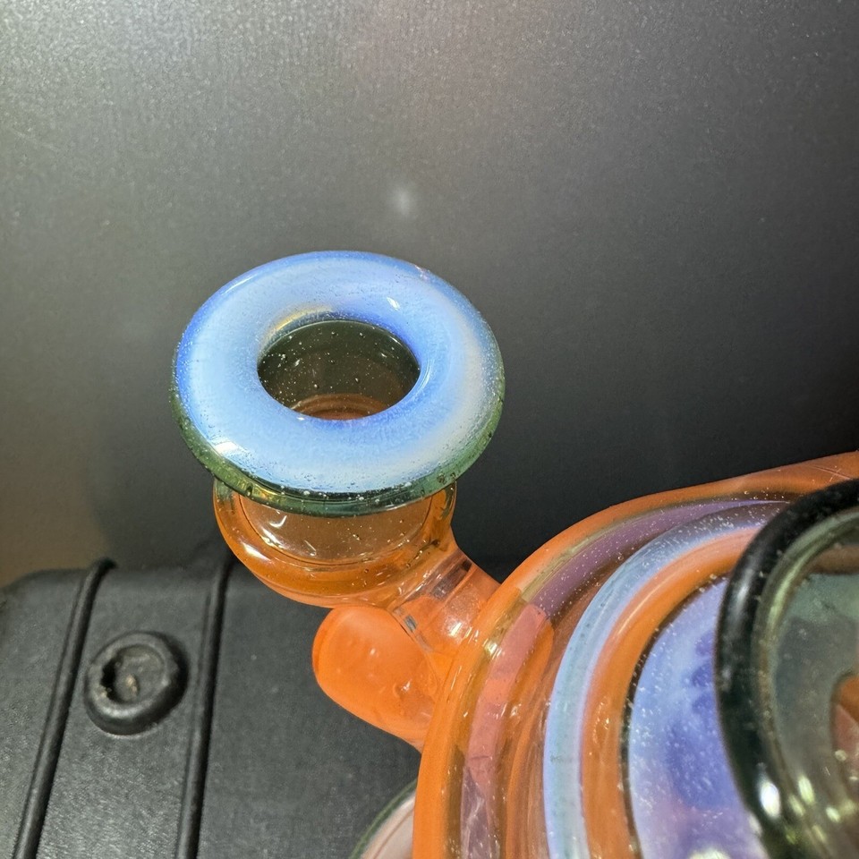 Tony Hernandez Glass 14mm Exo Klein Recycler Heady Glass Art Hand Made ...