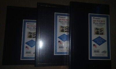 3 Photo Albums - 612 photos in all up to 4" x 6" - 3 ring style books ...