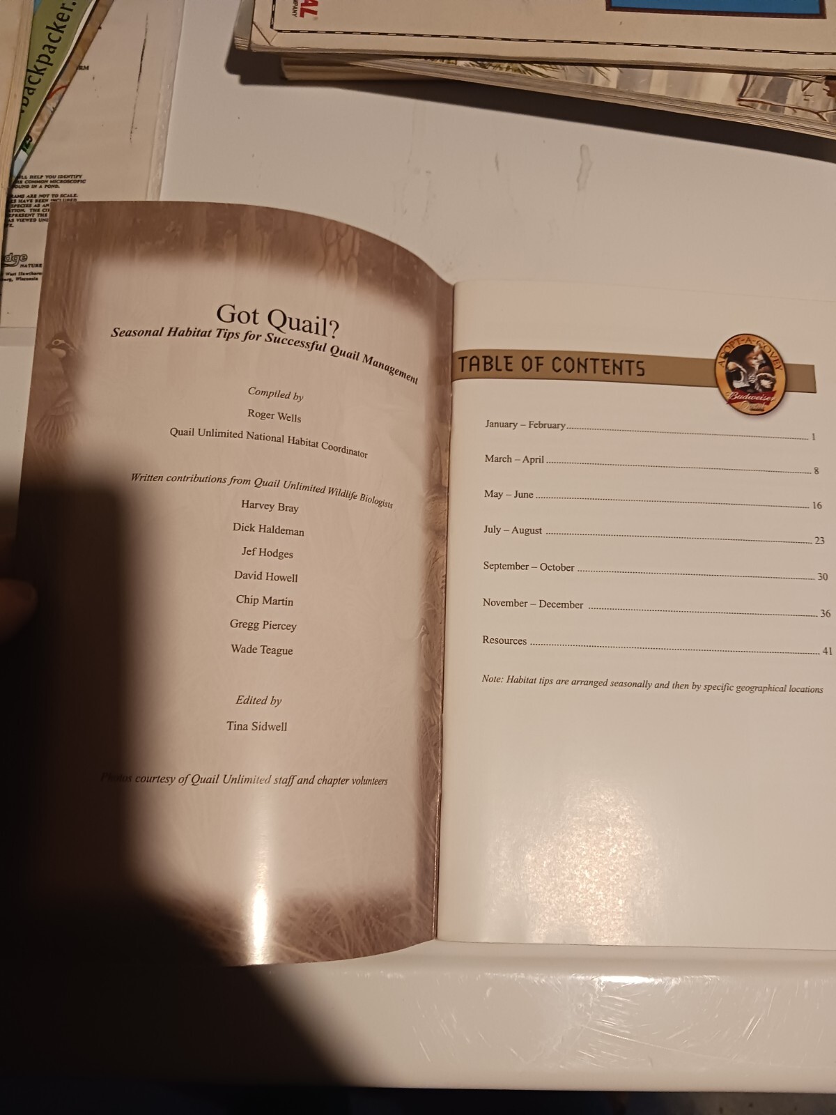 Got Quail Tips For Successful Managment Book Booklet | eBay