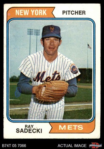 1974 Topps #216 Ray Sadecki Mets 1.5 - FAIR | eBay