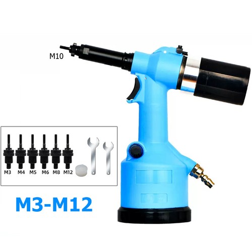 Pneumatic Rivet Nut Gun Rivnut Setting Gun Riveter Air Riveting Tool ...