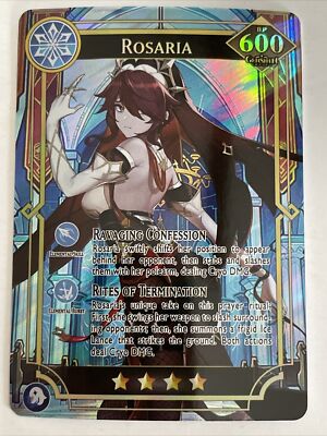 ROSARIA SPINEA CORONA Genshin Impact Anime Custom TCG CCG Card | eBay