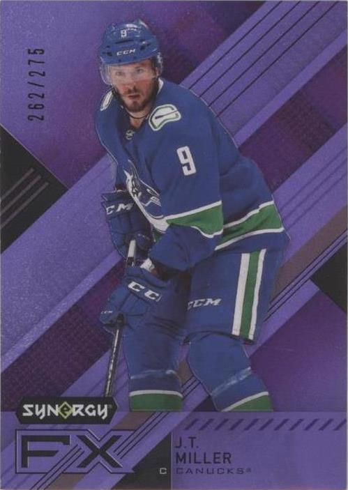 2021-22 Upper Deck Synergy - Synergy Fx J.T. Miller #FX-JM Purple /275 ...