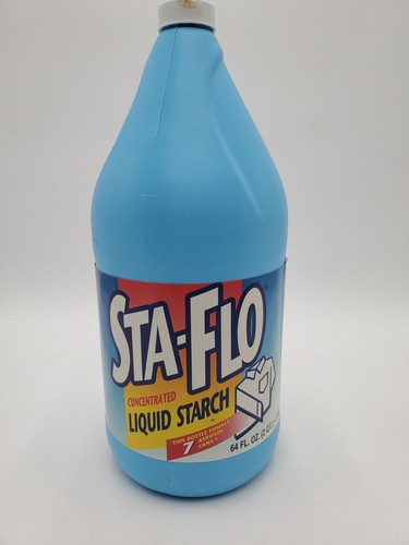 Sta-Flo Liquid Concentrated Liquid Starch 64 Oz Discontinued 2/3 Full ...