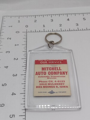 Repurposed Vtg Matchbook Cover Mitchell Auto Company Des Moines 9 Iowa ...