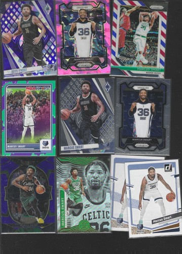 MARCUS SMART 16 CARD LOT W/ 4X PRIZM REFRACTOR CHROME PARALLELS +++ | eBay
