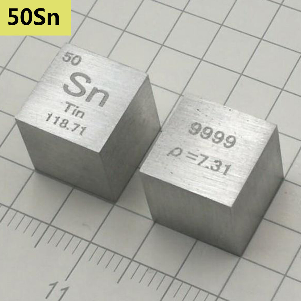 1cm Metal Element Cubes 10mm Size 99.95% Purity Periodic Table ...