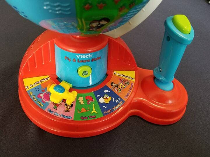 VTech Fly & Learn Globe Educational Interactive Learning Toy Airplane ...