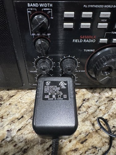 Grundig S450DLX Portable AM/FM/ Shortwave Field Radio With Power ...