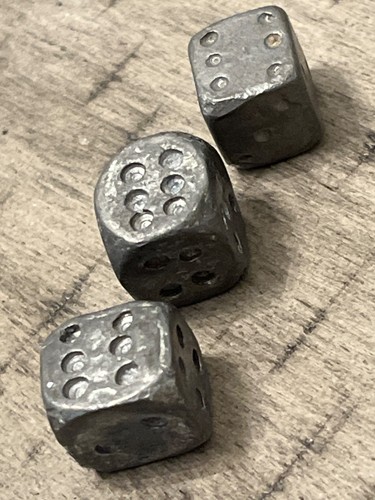 1800s civil war lead dice trio specimen lot 080925dB@ | eBay