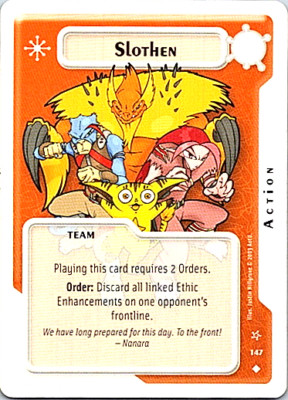 Slothen HumAliens CCG Light Play | eBay