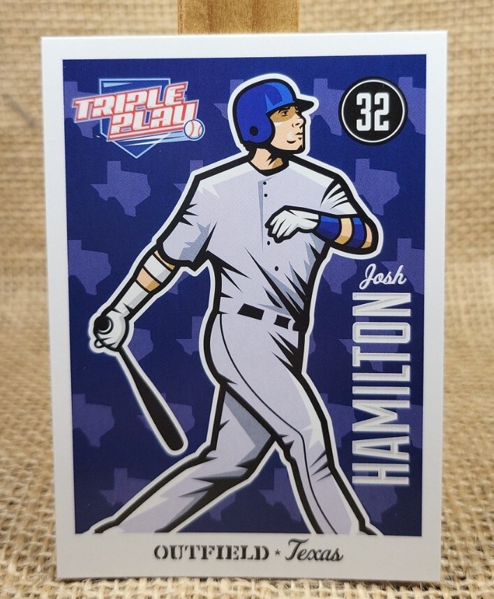2012 Panini Triple Play Josh Hamilton Baseball Card #83 Rangers A1 | eBay
