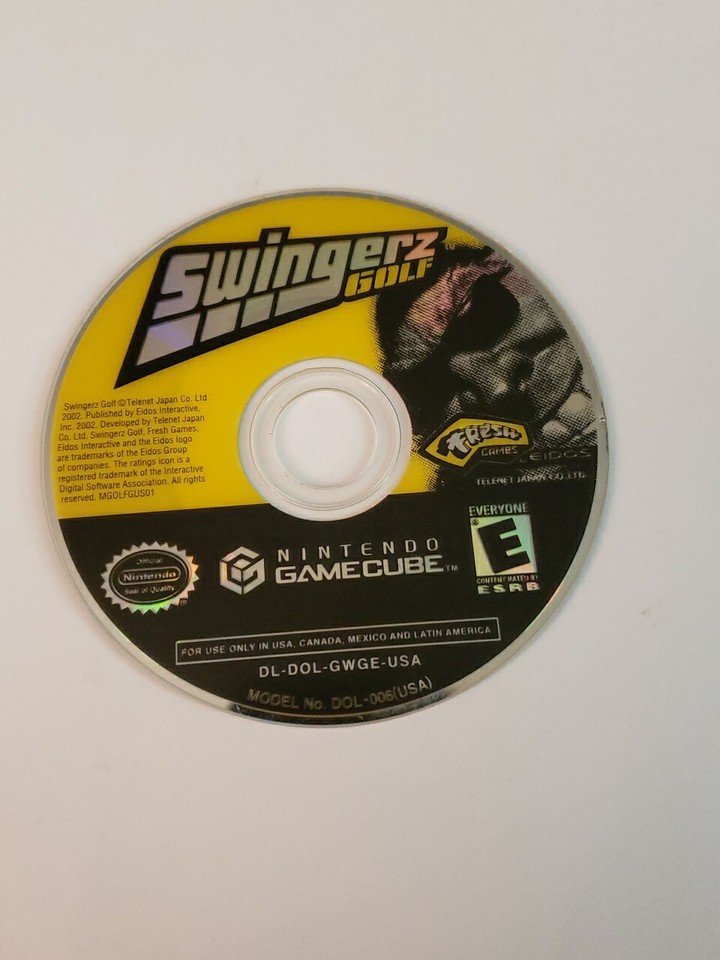 Swingerz Golf (Nintendo GameCube, 2002) Disc Only 788687400022| eBay