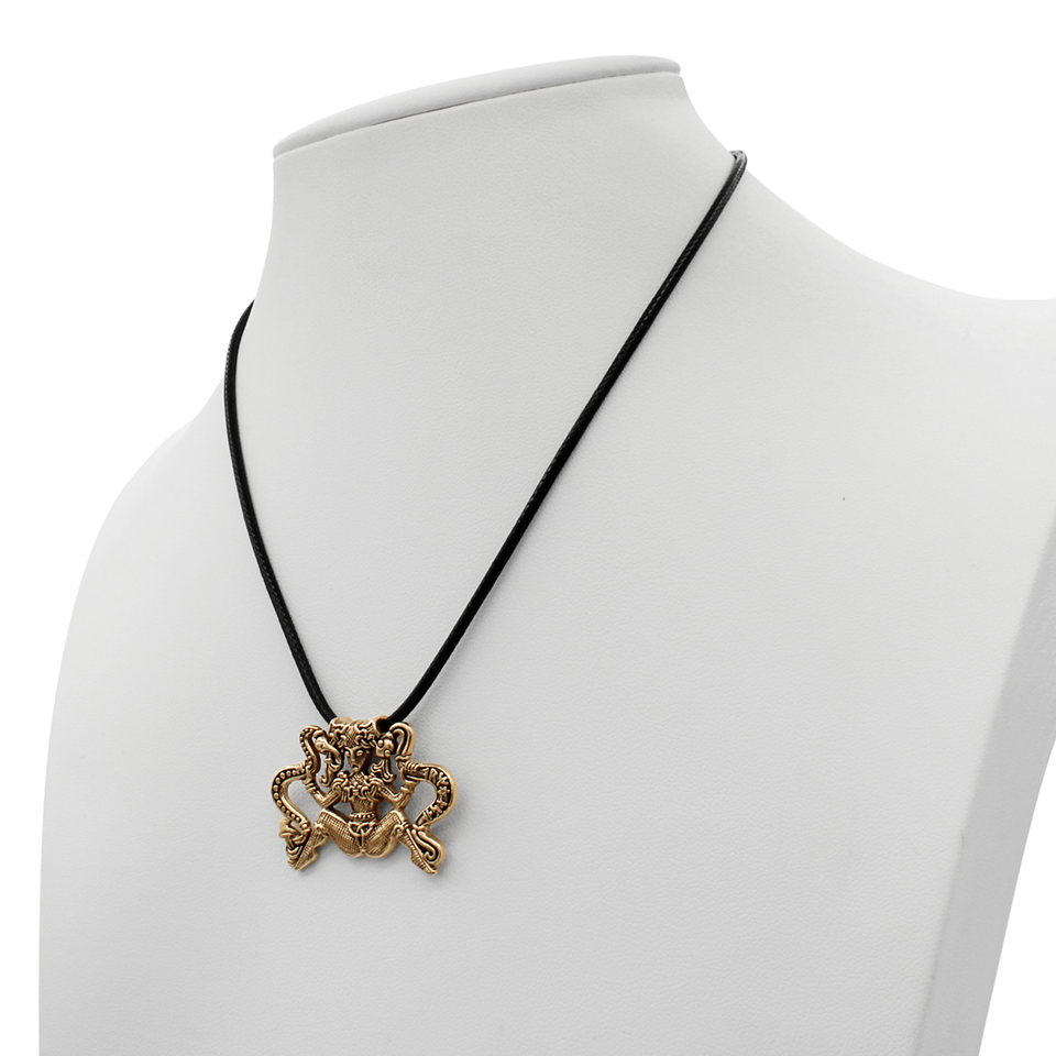 Bronze Ormhaxan Celtic Snake Witch Goddess Pendant Naga Serpent Jewelry ...