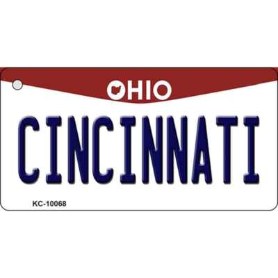 Cincinnati Ohio State License Plate Tag Key Chain KC-10068 | eBay