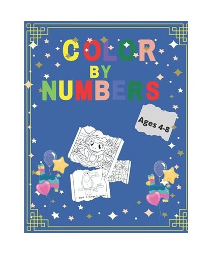 Color by Numbers: – Amazing book color by number for kids ages 4 – 8 ...