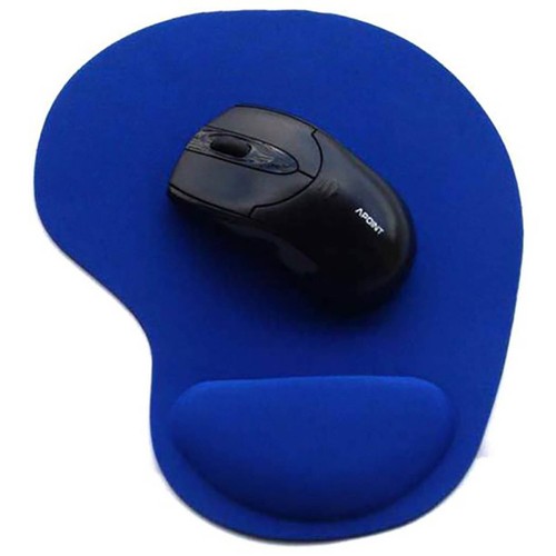 Small Mouse Pad with Wrist Support Mice Mat PC Non Slip Comfort Rests ...
