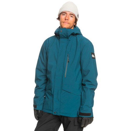 Quiksilver Mission Solid Majolica Blue Mens Snow Jacket | eBay