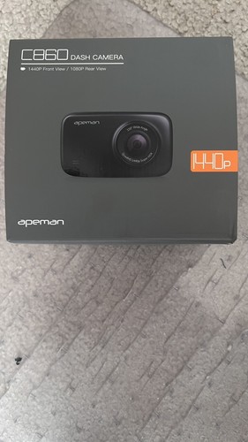 APEMAN C860 Dual Dash Cam Full HD Front and Rear Camera 1440p front ...