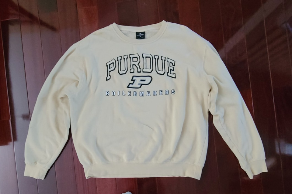 Vintage 90s Purdue Boilermakers Crewneck Sweatshirt Embroidered XL | eBay