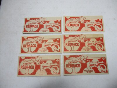 Superman Redbacks Lot Of 6 Tim's Store Currency Redbacks 1945 Vintage ...