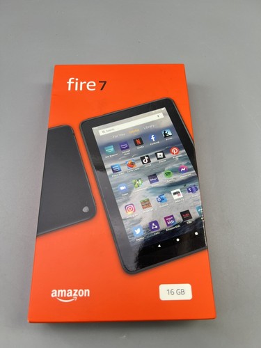 Amazon Fire 7 tablet, 7" display, 16 GB 12th Gen-Black 840080564906 | eBay