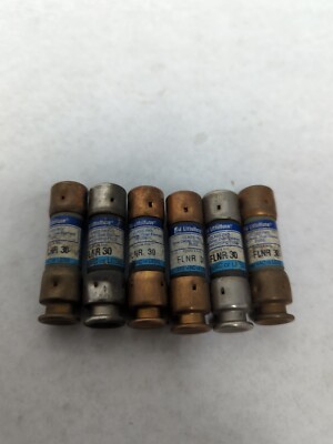 LITTELFUSE,FLNR 30,TIME-DELAY 30 AMP FUSES LOT OF 6 PRE-OWNED | eBay