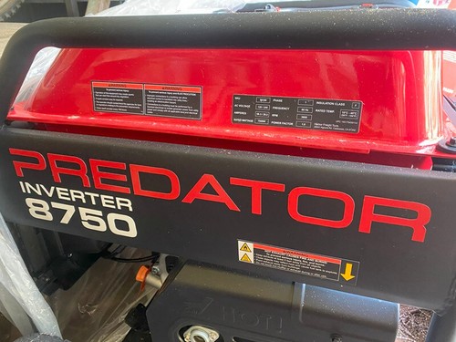 New PREDATOR 8750 Watt Inverter Generator with CO SECURE Technology | eBay