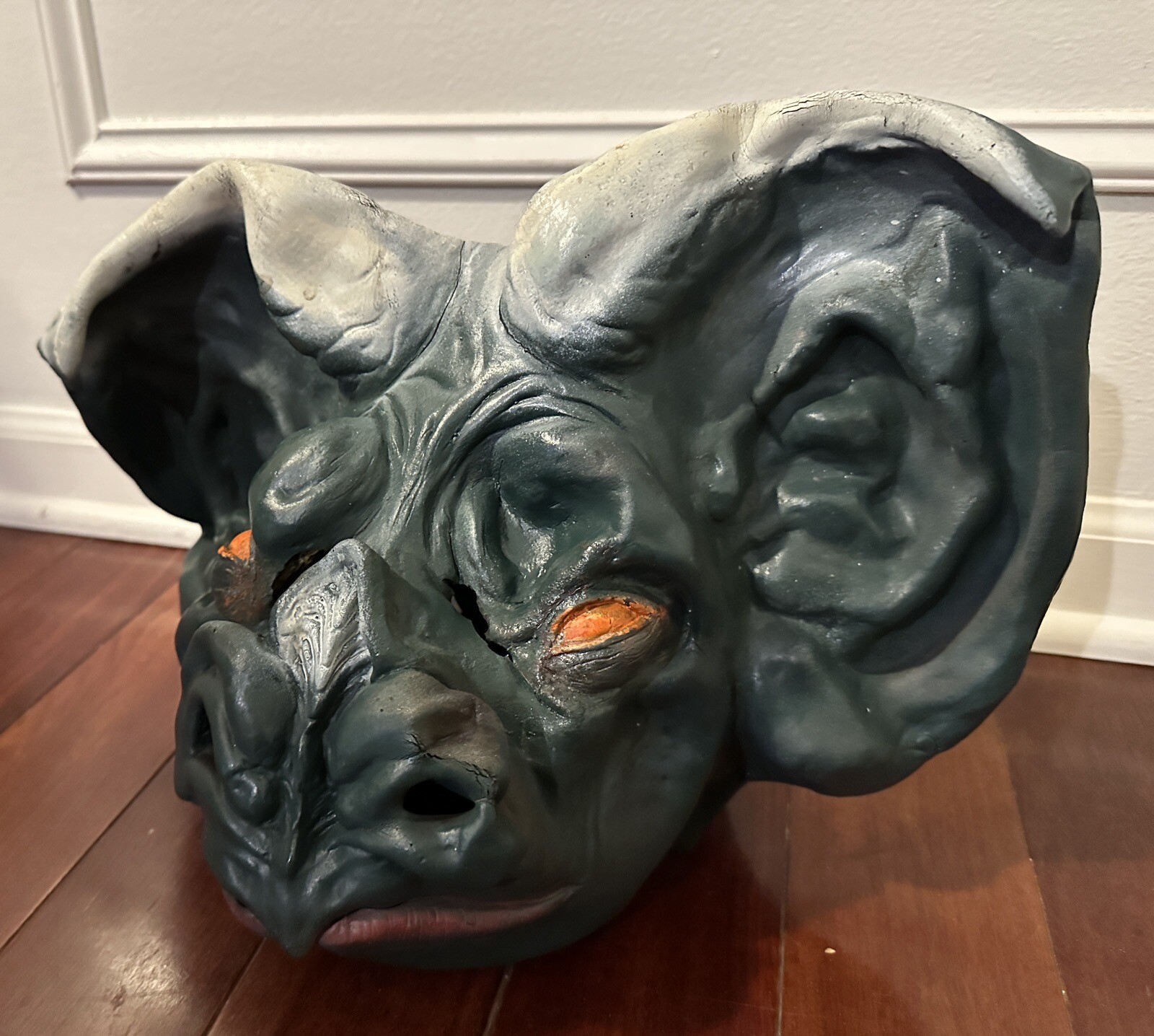 Vintage 1991 Distortions Unlimited Halloween Mask Scary Creature ...
