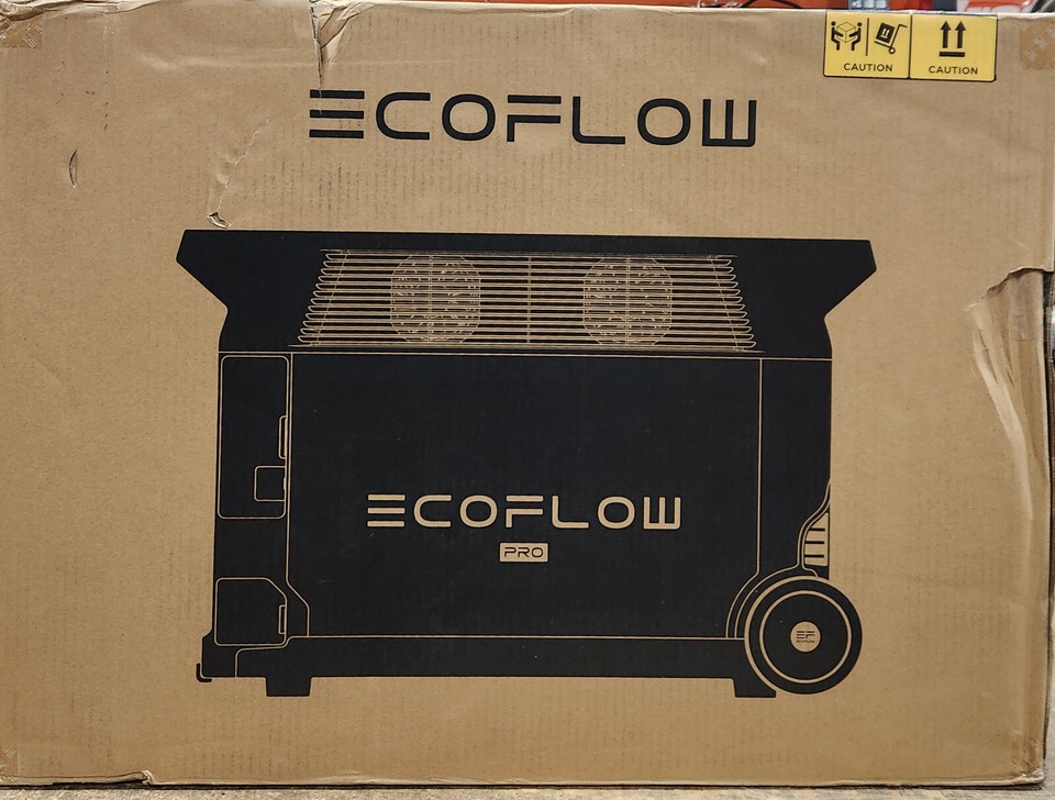 EcoFlow 3600W Output/7200W Peak Push-Button Start Battery Generator ...