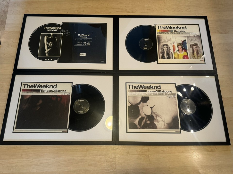 The Weeknd - Trilogy 1st Pressing 1/500 + Signed Litho EXTREMELY RARE ...