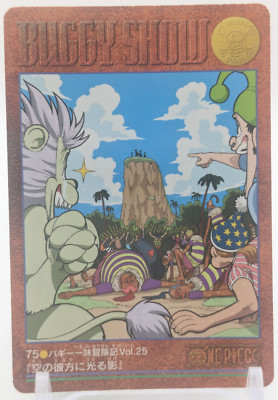 Buggy vs Kumate Tribe One Piece 75 Visual Adventure Carddass ...