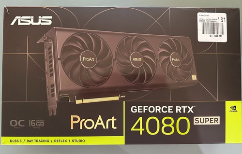 ASUS ProArt GeForce RTX 4080 Super OC Edition Graphics Card | eBay