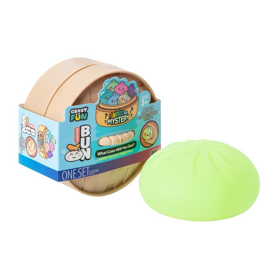 Lot of 3 RMS USA Squishy Rainbow Mystery Dumpling + Mini Crazy Fun Bao ...