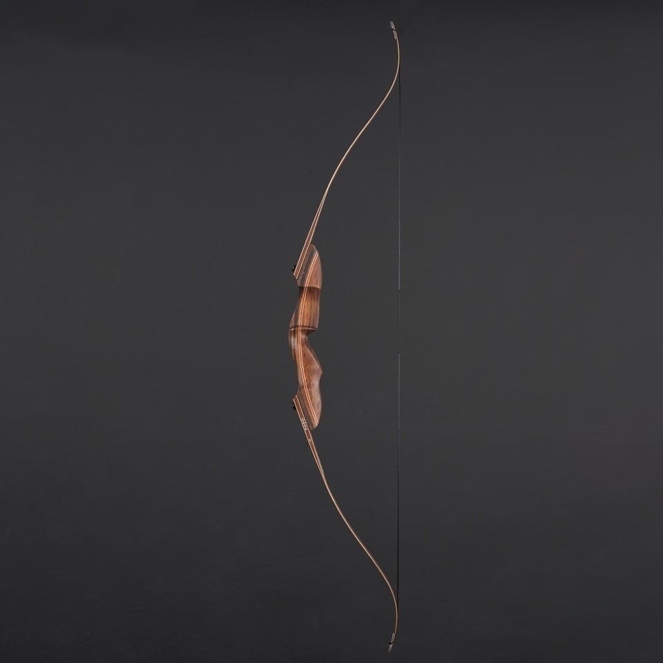 60" Takedown Recurve Bow 25-60lbs Wood Limbs Bow Archery Hunting ...