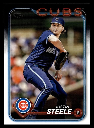 Justin Steele 2024 Topps #318 Chicago Cubs FREE SHIPPING | eBay