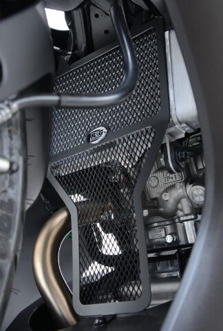 R&G Radiator Guard Long Black for Yamaha YZF R125 ABS 2014 2015 2016 ...