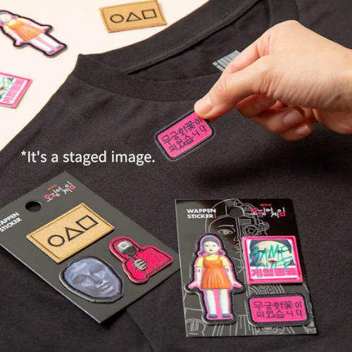 Netflix Squid Game 2 Wappen Stickers 2types (Younghee /Frontman & Guard ...