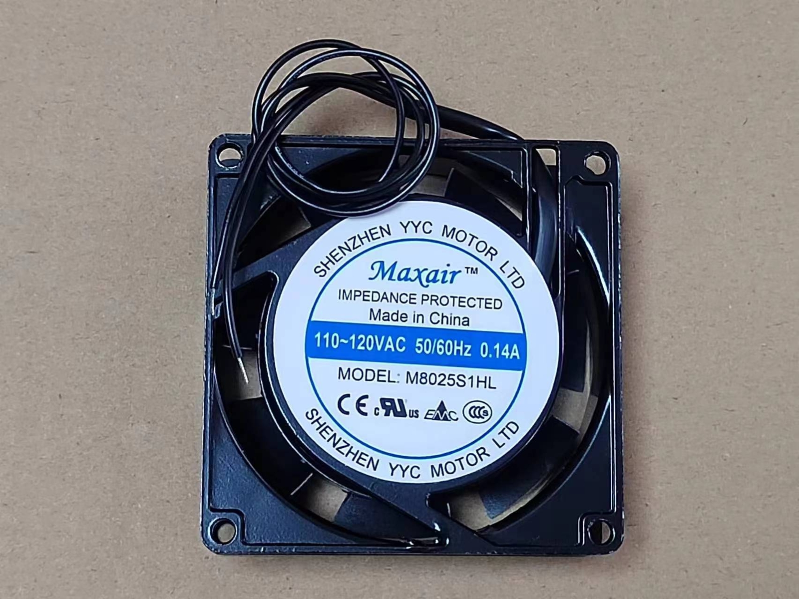 Maxair 8025 M8025S1HL 110 120VAC 50 60Hz 0.14A 8CM fan for sale online ...