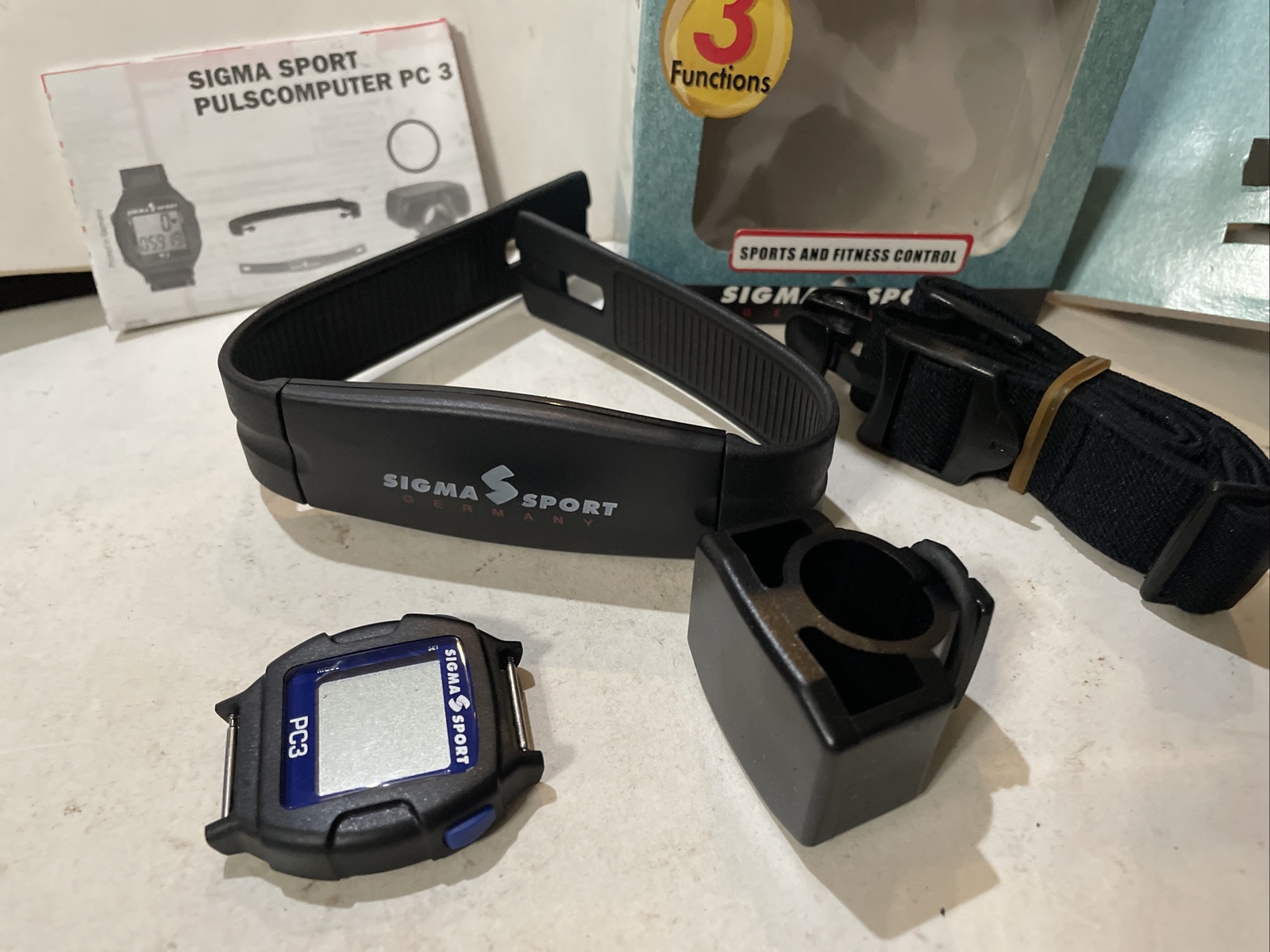 Sigma Sport PC 3 Pulse Computer Optimum Fatburning Monitor Watch NO ...