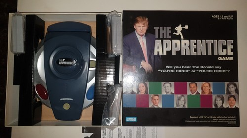 THE APPRENTICE Board GAME Electronic TALKING you're fired 2004 Donald ...